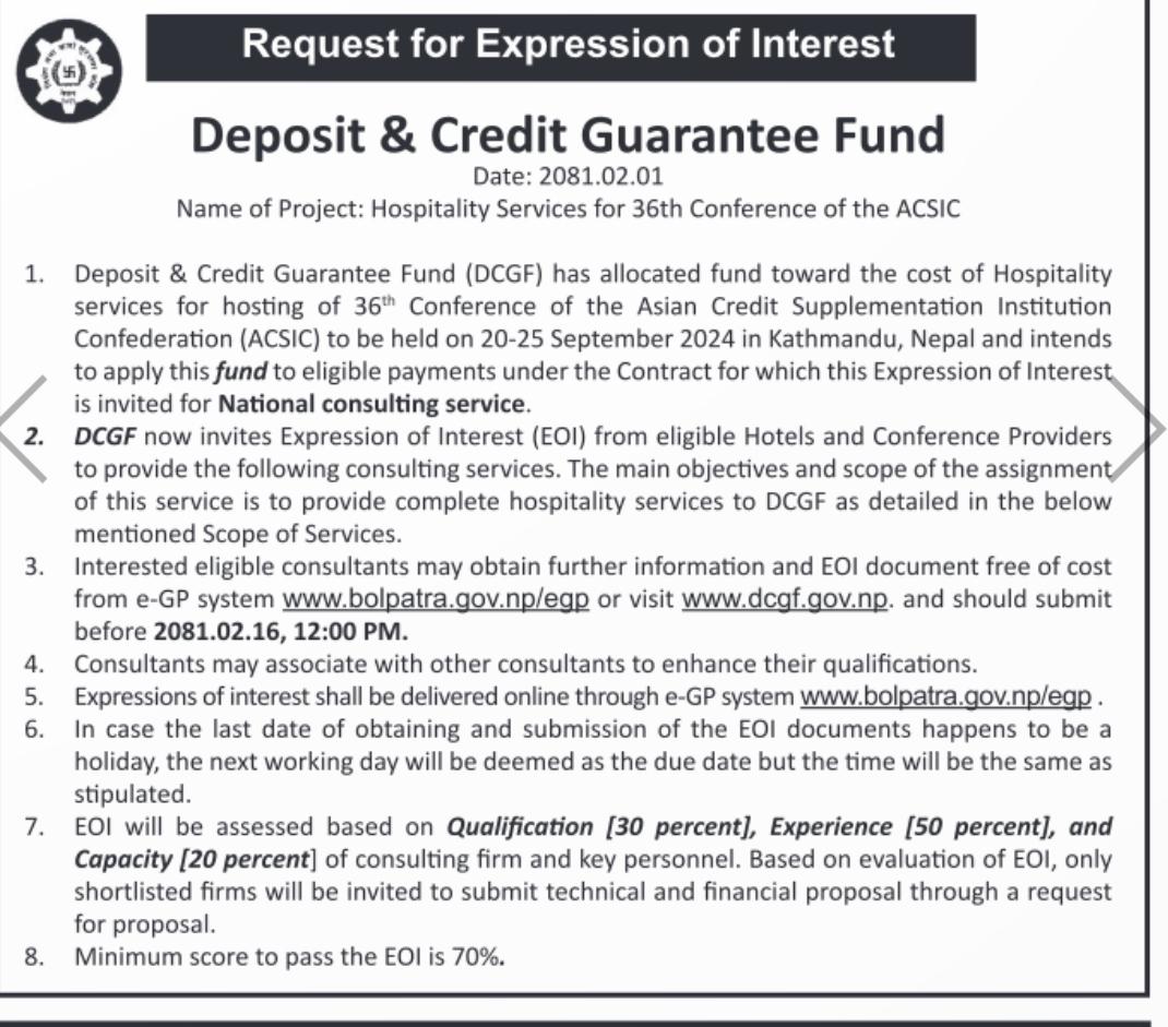 Welcome! - Deposit & Credit Guarantee Fund